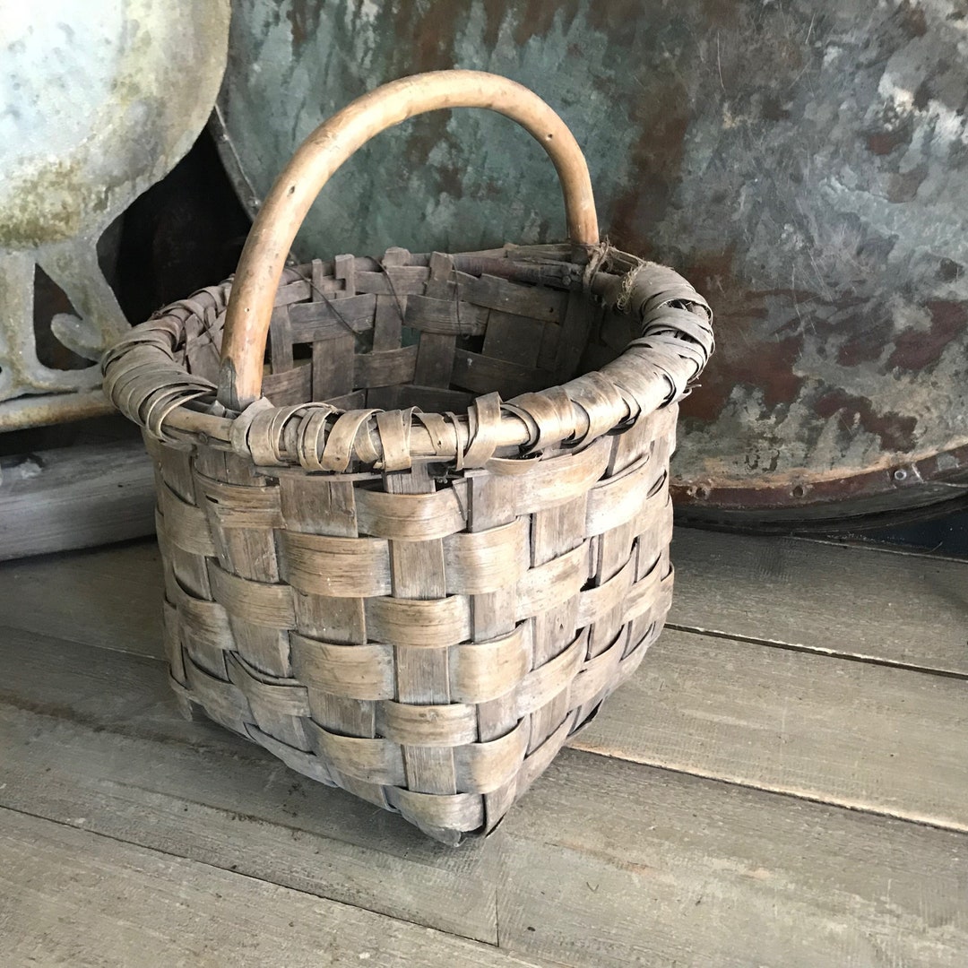 Rustic Willow Garden Basket, Farmhouse, Market Basket, French Farmhouse ...