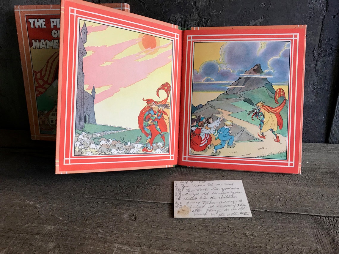 1928 the Pied Piper of Hamelin, Medieval Illustrations, Childrens Story ...