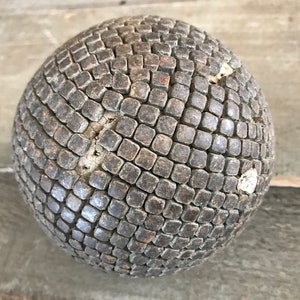 1 French Wooden Boule, Artistic Iron Decorated Design, Price for 1, 3 ...