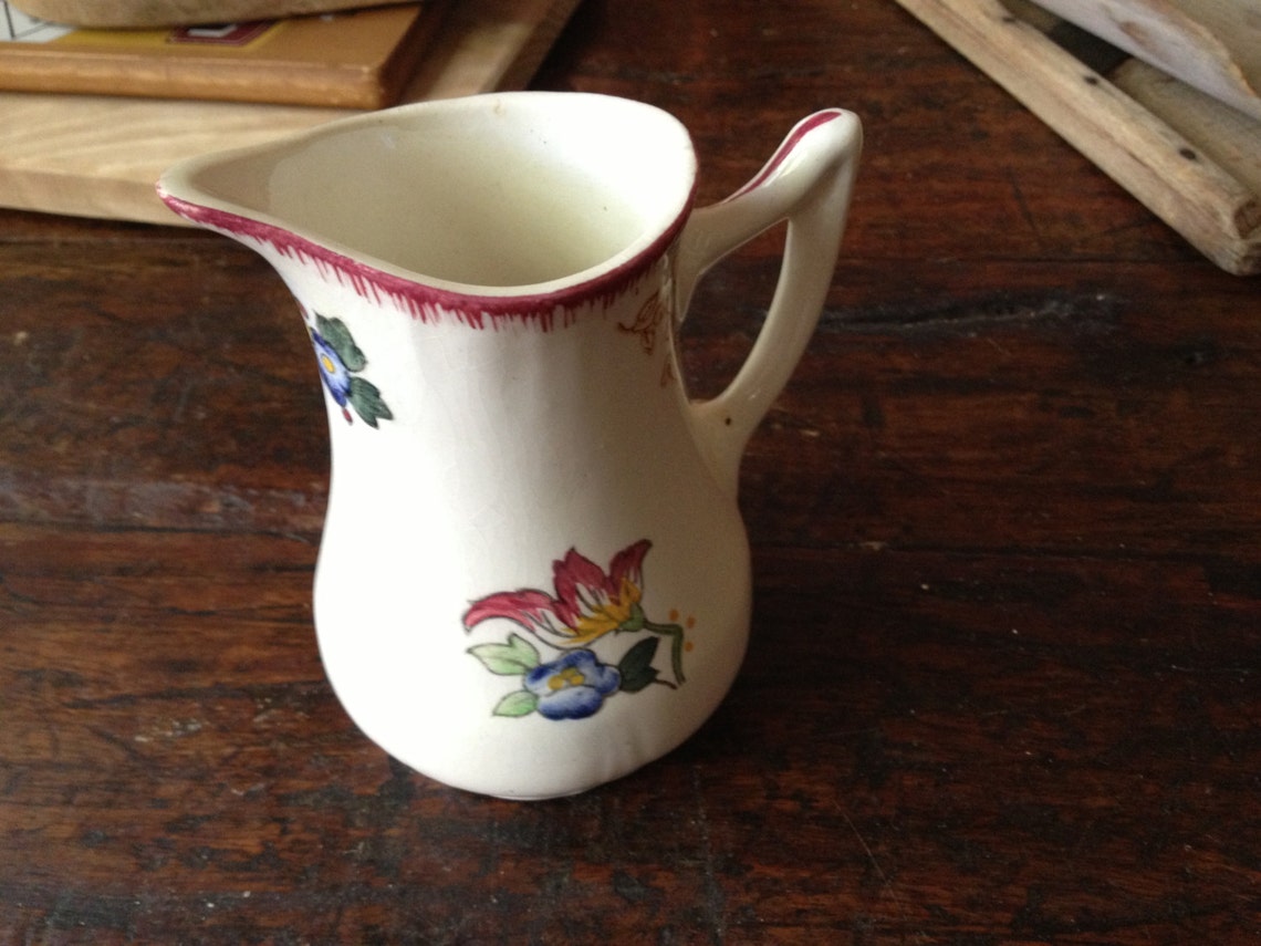 Longwy Serving Pitcher, Marseille, France Longwy Porcelain Handpainted ...