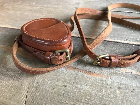 Leather Compass Case, English Military, Adjustable Le… - Gem