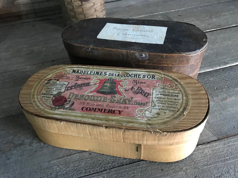 French Madeleine Presentation Box, Madeleines Cloche D'or, Bentwood ...