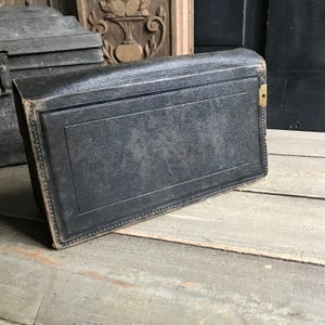 19th C French Document Case, File Box, Brass, Expandable File, Invoice ...