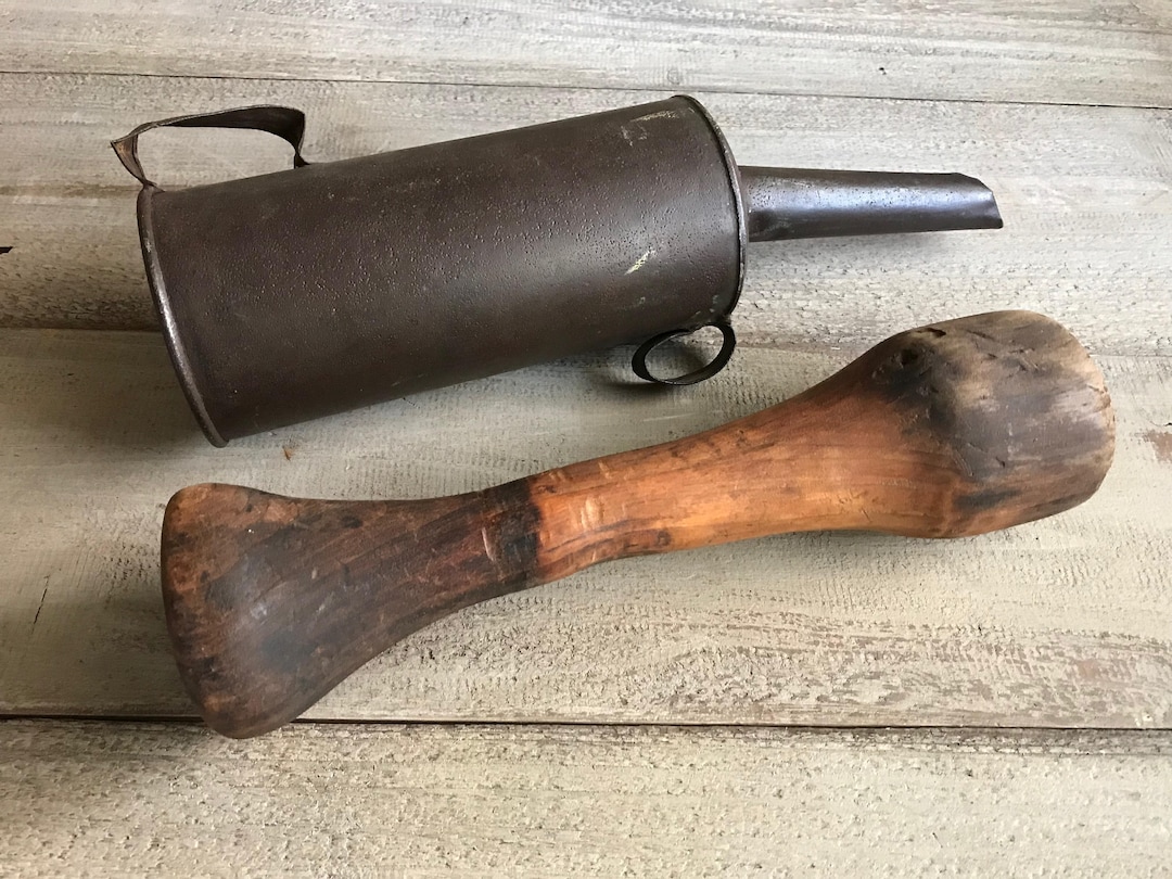 Rustic Sausage Press, Solid Wood Primitive Kitchen Tool, Butcher Tool ...