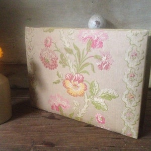 French Silk Brocade Confectionery Box, Jewelry, Boudoir Vanity Case ...