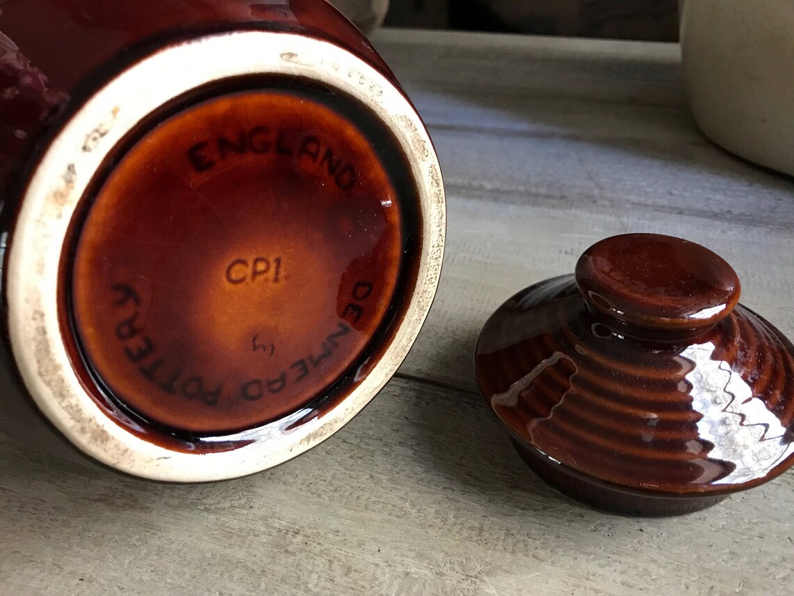 English Denmead Pottery Brown Pitcher Mid Century Pottery - Etsy