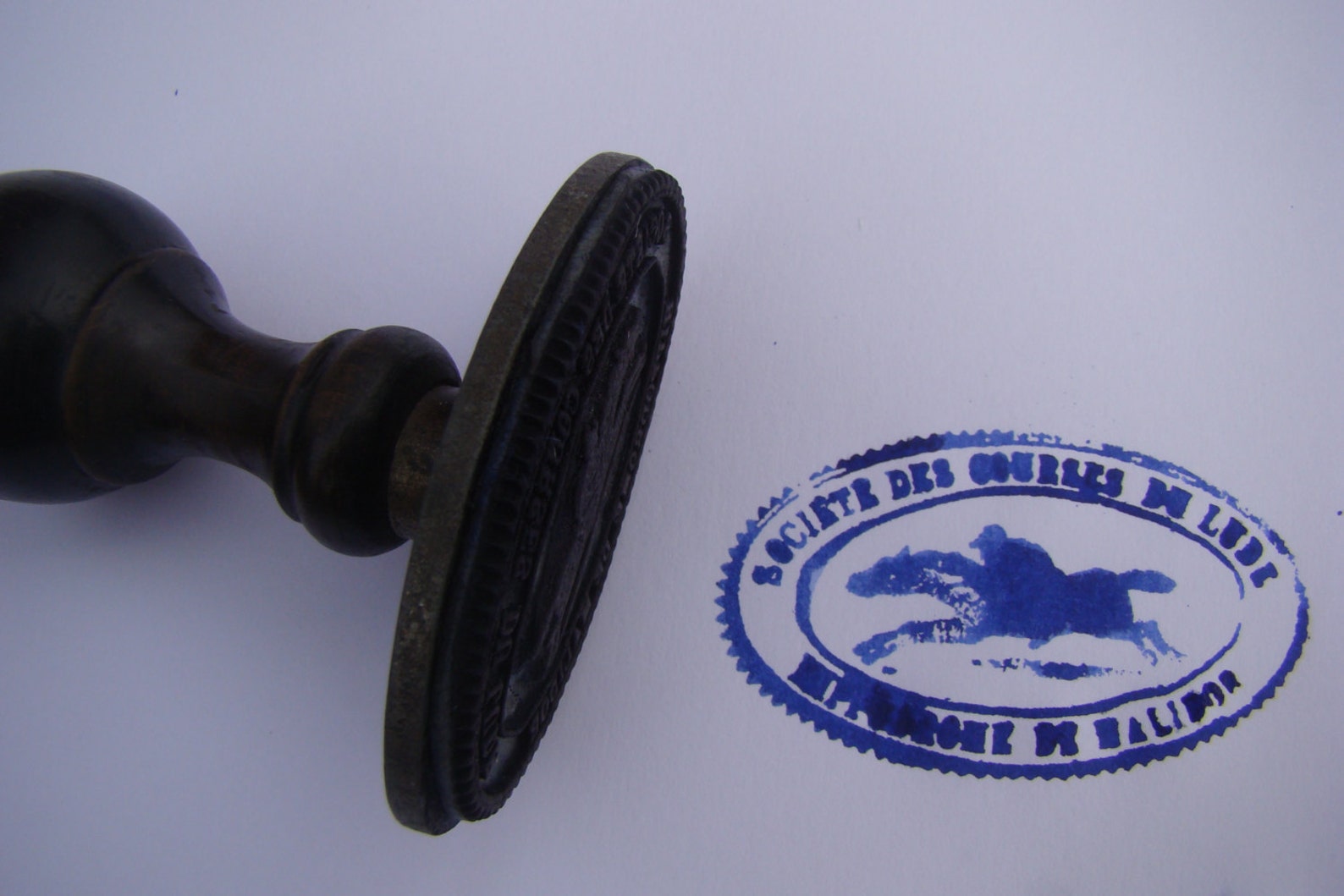 Equestrian Horse Rubber Stamp Racecourse Wooden Stamp 1930s - Etsy