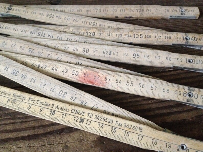 Swiss Wood 6 Ft Folding Ruler Measuring Tool | Etsy