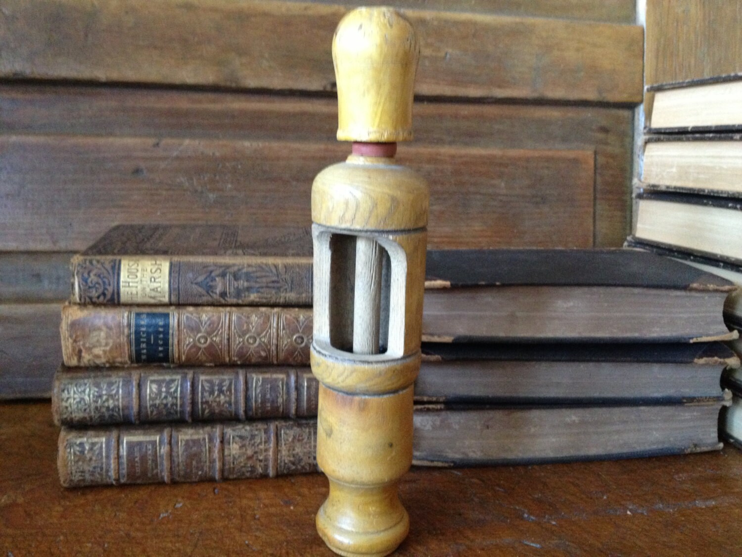 French Wine Bottle Cork Inserter Wood French Country - Etsy