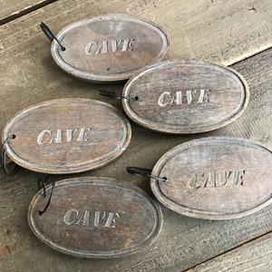 1 French Key Fob, Cave Room Key Holder, Carved Wood, French Chateau ...