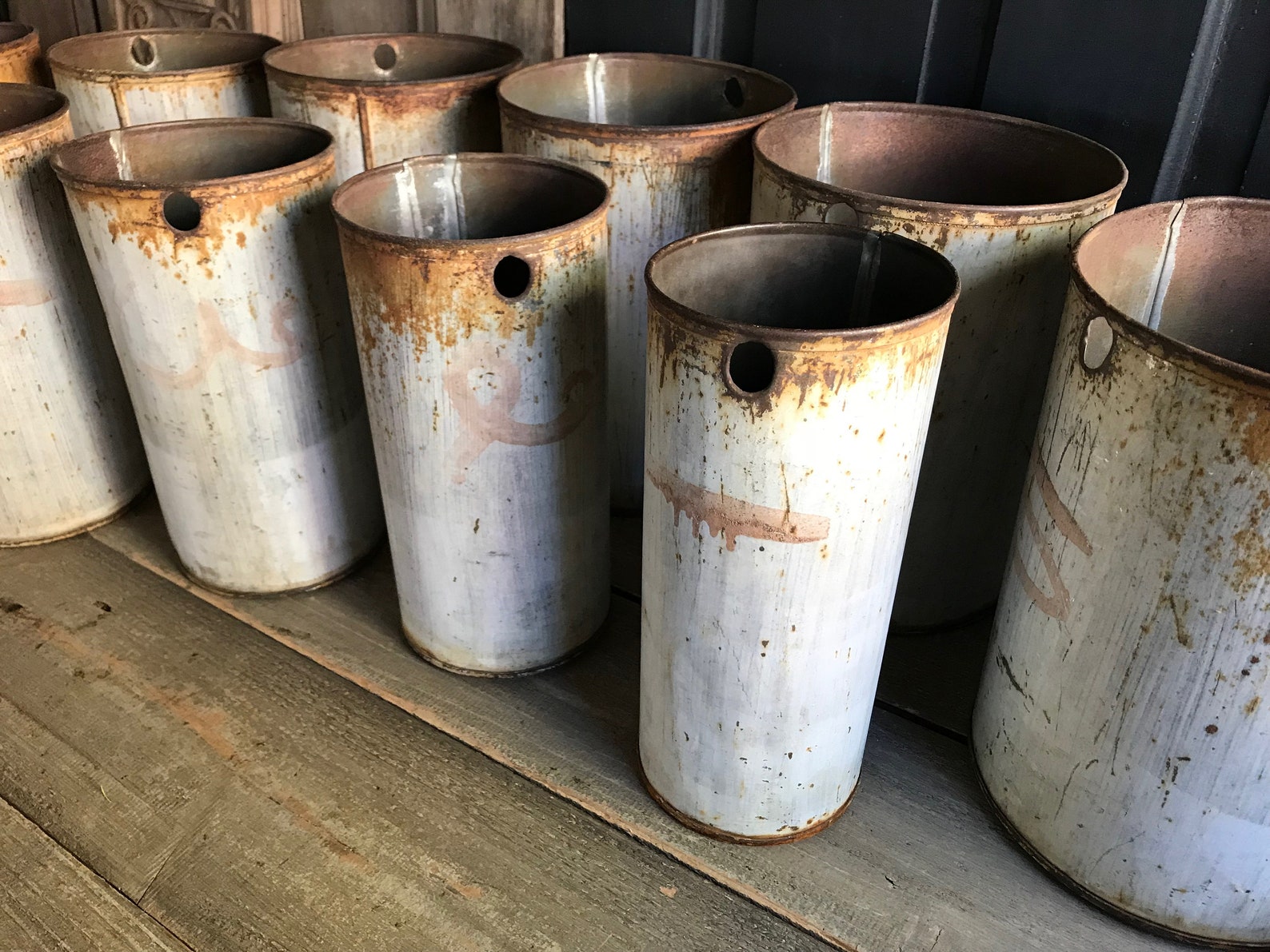 1 Antique Nesting Sap Bucket Numbered Garden Vase Maple - Etsy