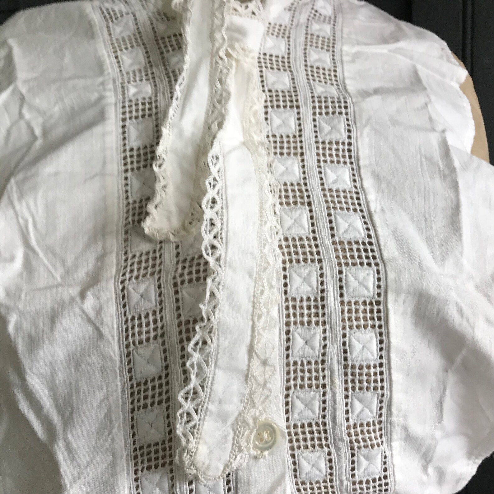 1940s French Dress Bodice Tabard Panels Set of 4 Sleeveless - Etsy
