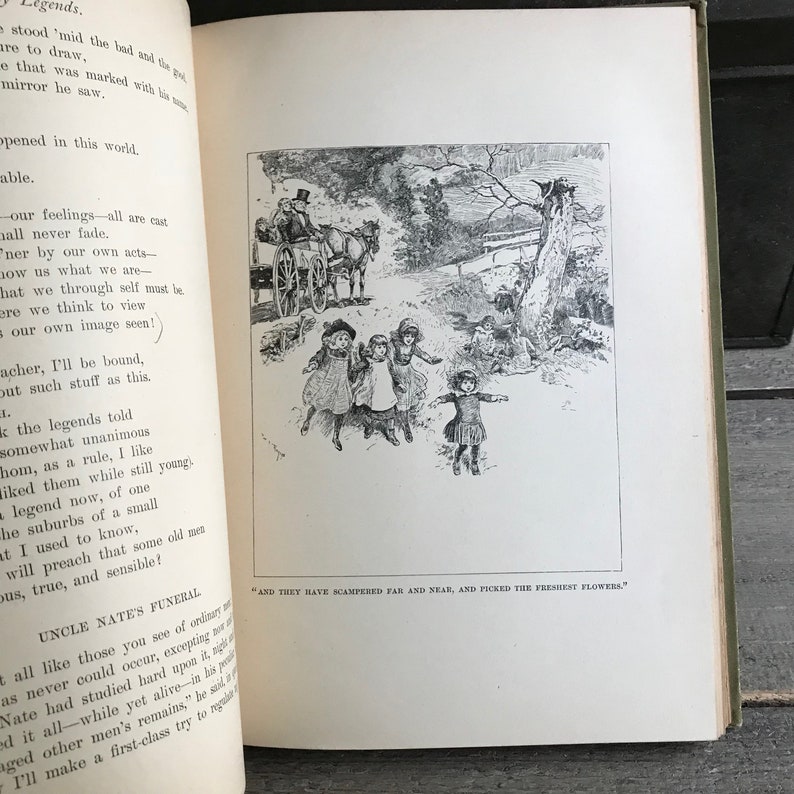 1889 Poetry Book, City Legends by Will Carleton, Illustrated, New York ...