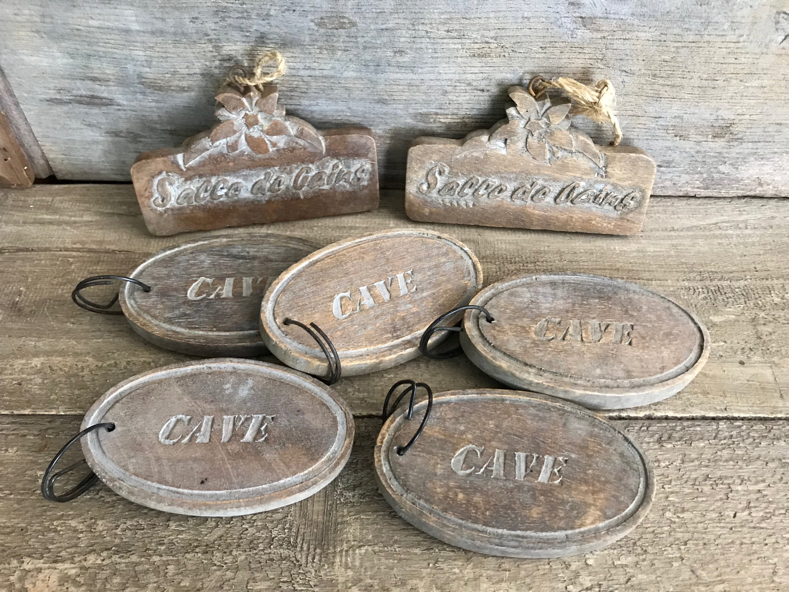 1 French Key Fob, Cave Room Key Holder, Carved Wood, French Chateau ...