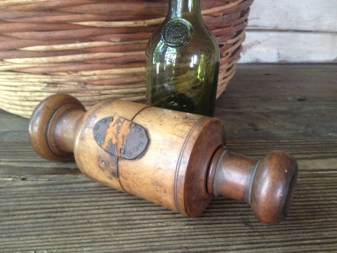 French Bottle Cork Inserter Medicine Wood French Farmhouse - Etsy