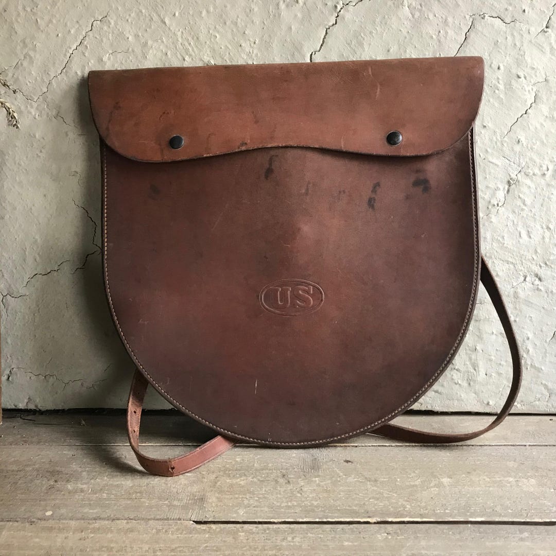 US Leather Document Case, Military, Mail Bag, Postal Carrier Bag ...