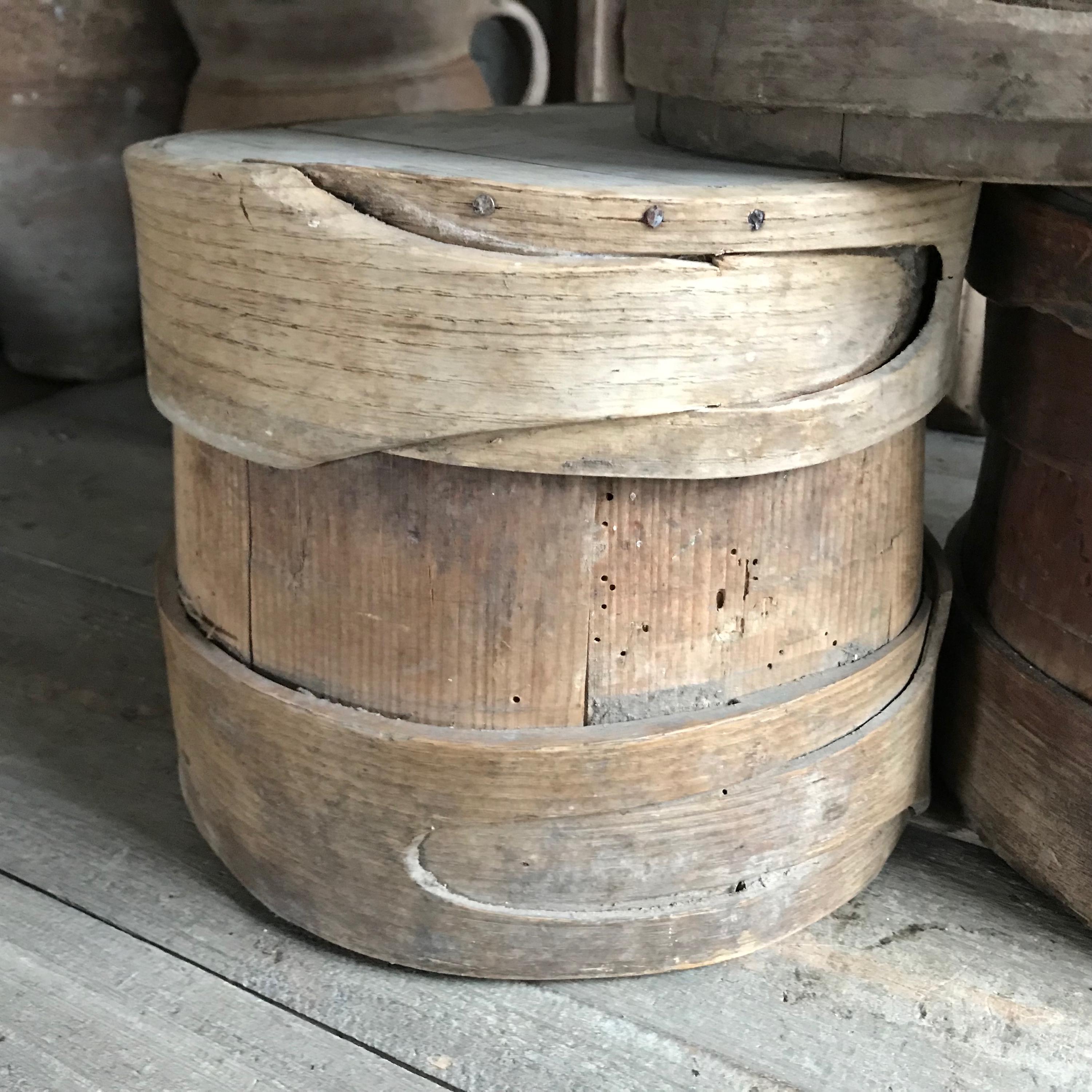 Rustic Wood Storage Box, Lidded, Eggs, Folk Art, Primitive, European ...