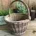 Rustic French Market Posy Basket Handwoven Willow Basket - Etsy