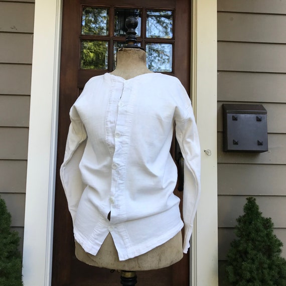 French Gents Under Vest, Knitted Cotton Jersey, Mens … - Gem