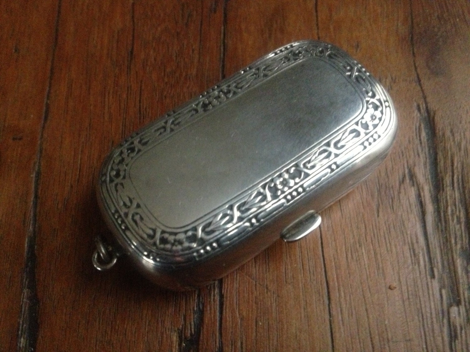 Sterling Silver Coin Case Victorian Sterling Silver - Etsy