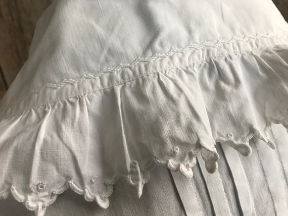 French Chemise Blouse, Ruffle Peasant Shirt, Ruffle C… - Gem