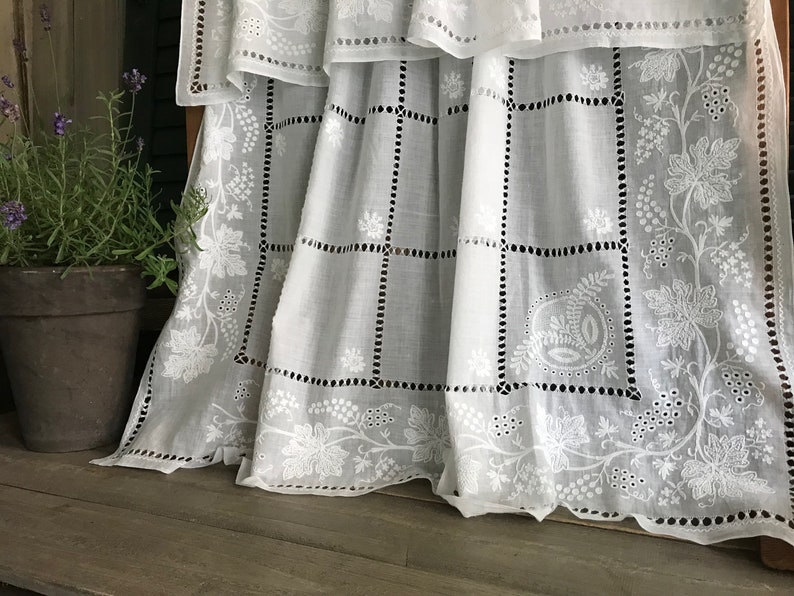 18th C French Fichu Wedding Shawl Scarf Arlesienne Hand - Etsy