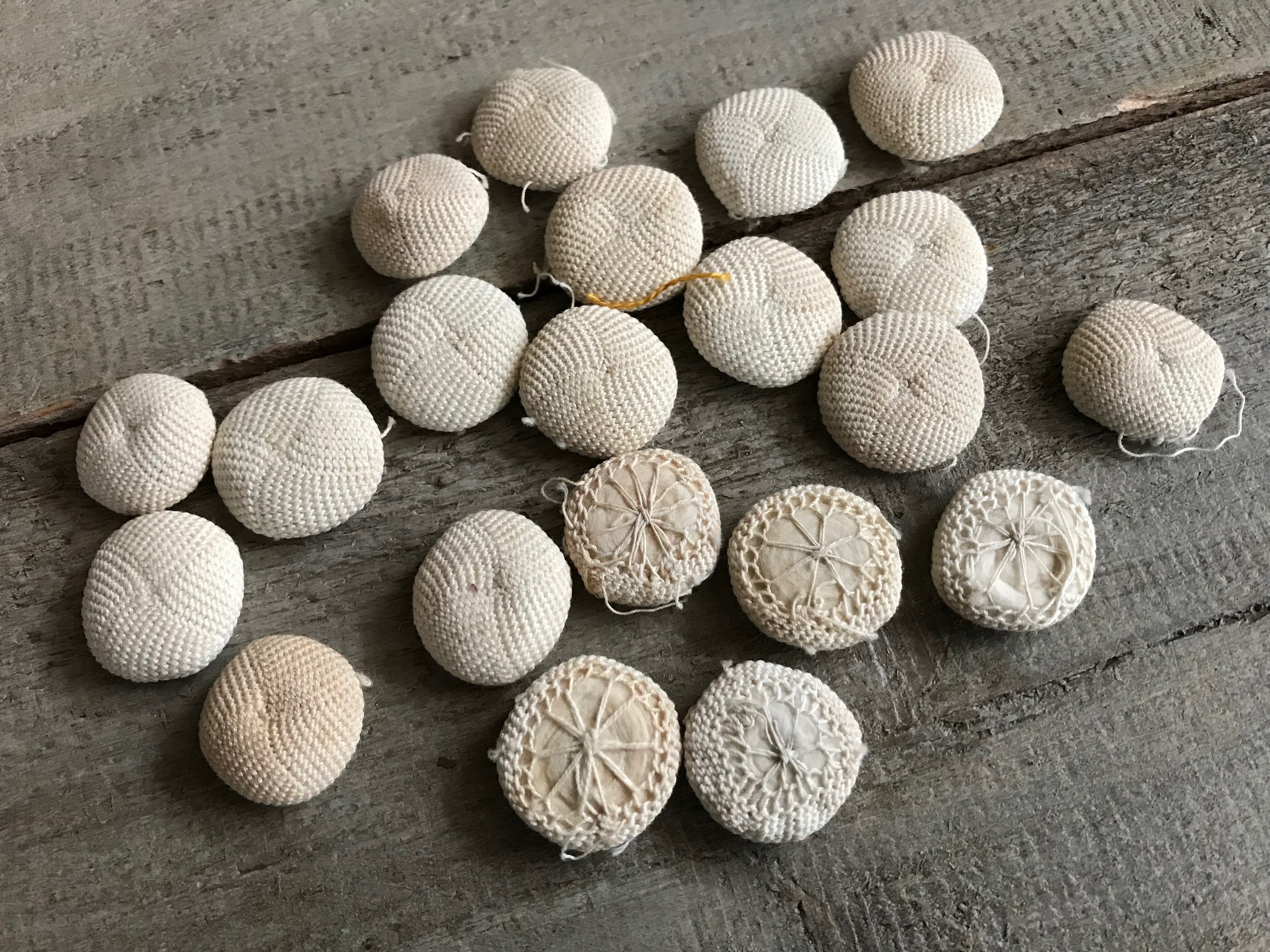1 French Crochet Lace Linen Buttons, Antique Passementerie, Handmade - Etsy