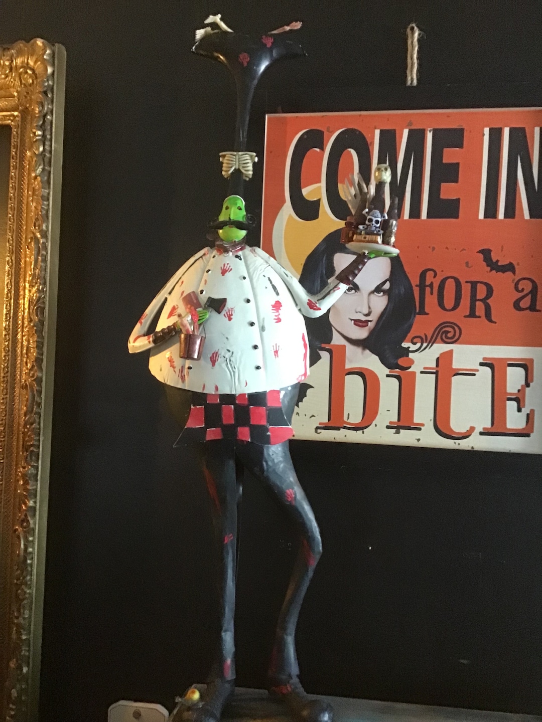 Haunted Chefs , Zombie Cooks, Gothic Chefs, Halloween Decor, Haunted ...