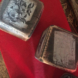 Vintage Blocks, French Country Blocks, Distressed Black With Images ...