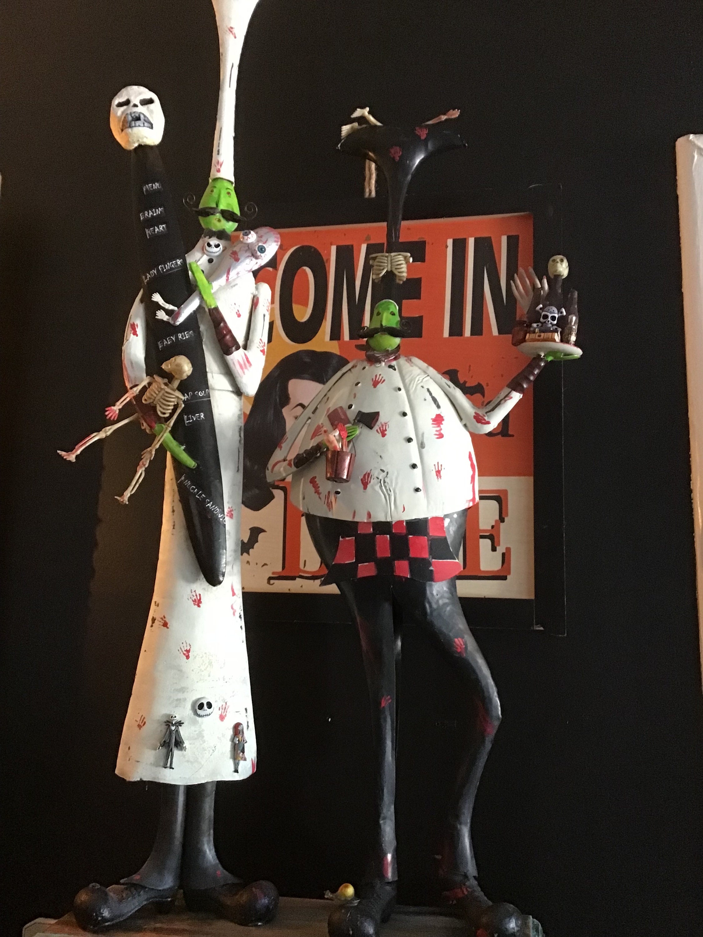 Haunted Chefs Zombie Cooks Gothic Chefs Halloween Decor - Etsy