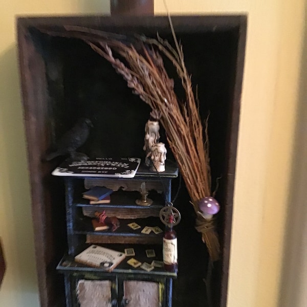 Miniature Witch Shadow Box - Etsy