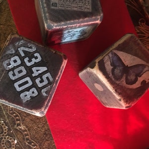 Vintage Blocks, French Country Blocks, Distressed Black With Images ...