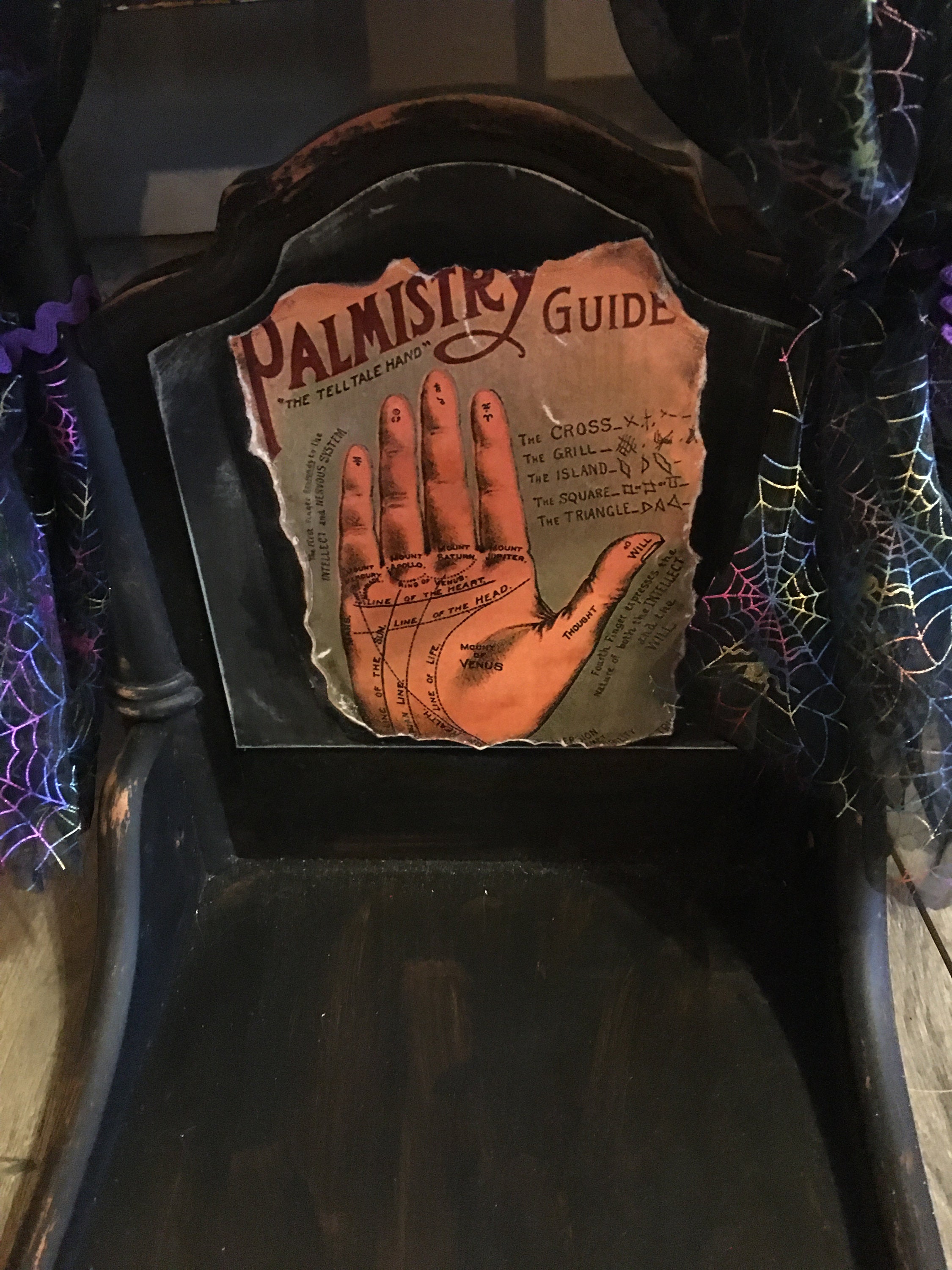 Mr. and Mrs. Skeleton bones distressed bed with Ouija board | Etsy