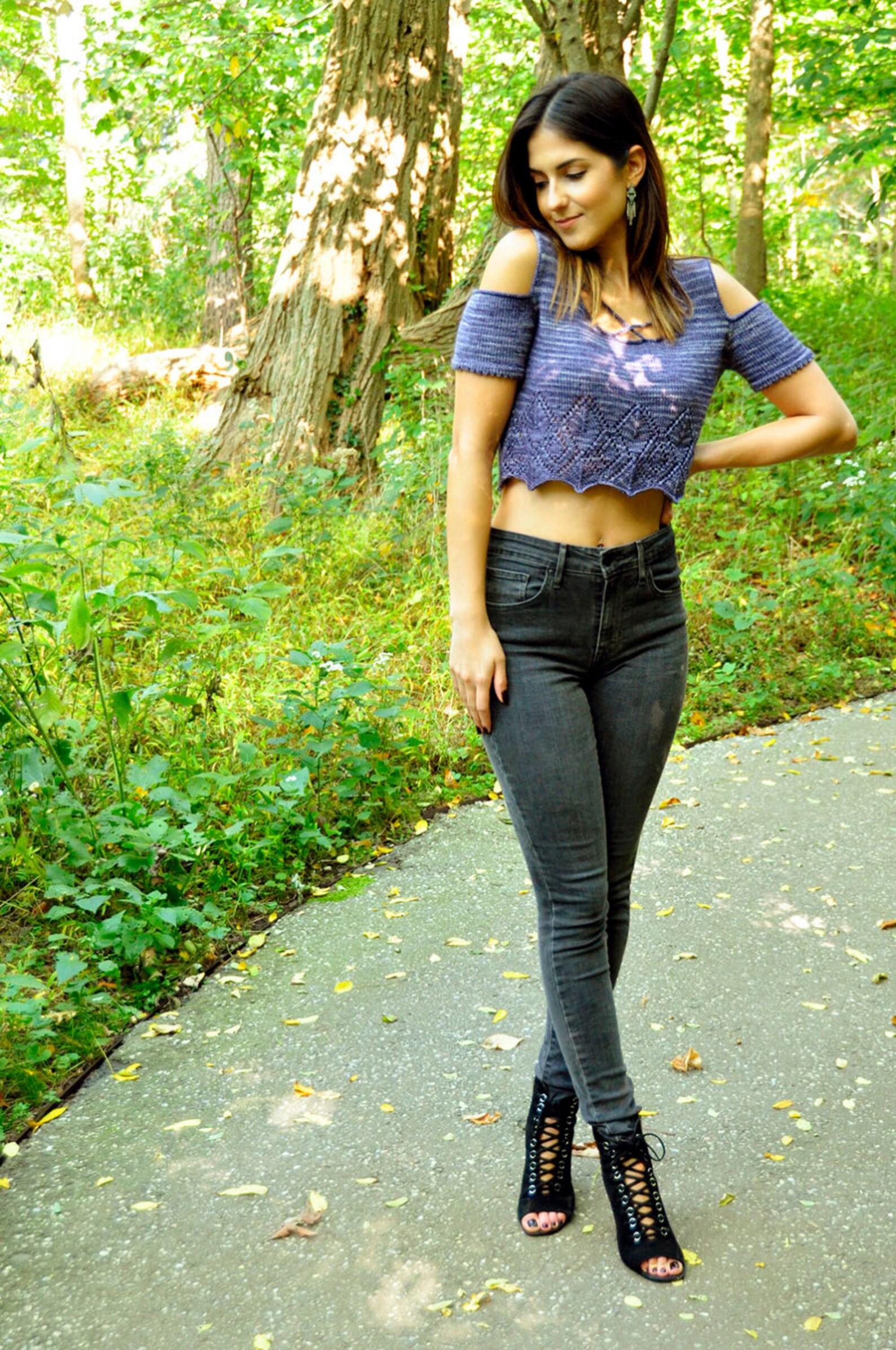 Better Lace Than Never Cold Shoulder Crop Top and Pencil Skirt Set ...