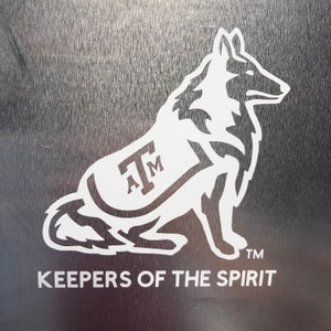 Texas A&M Reveille Decal - Etsy