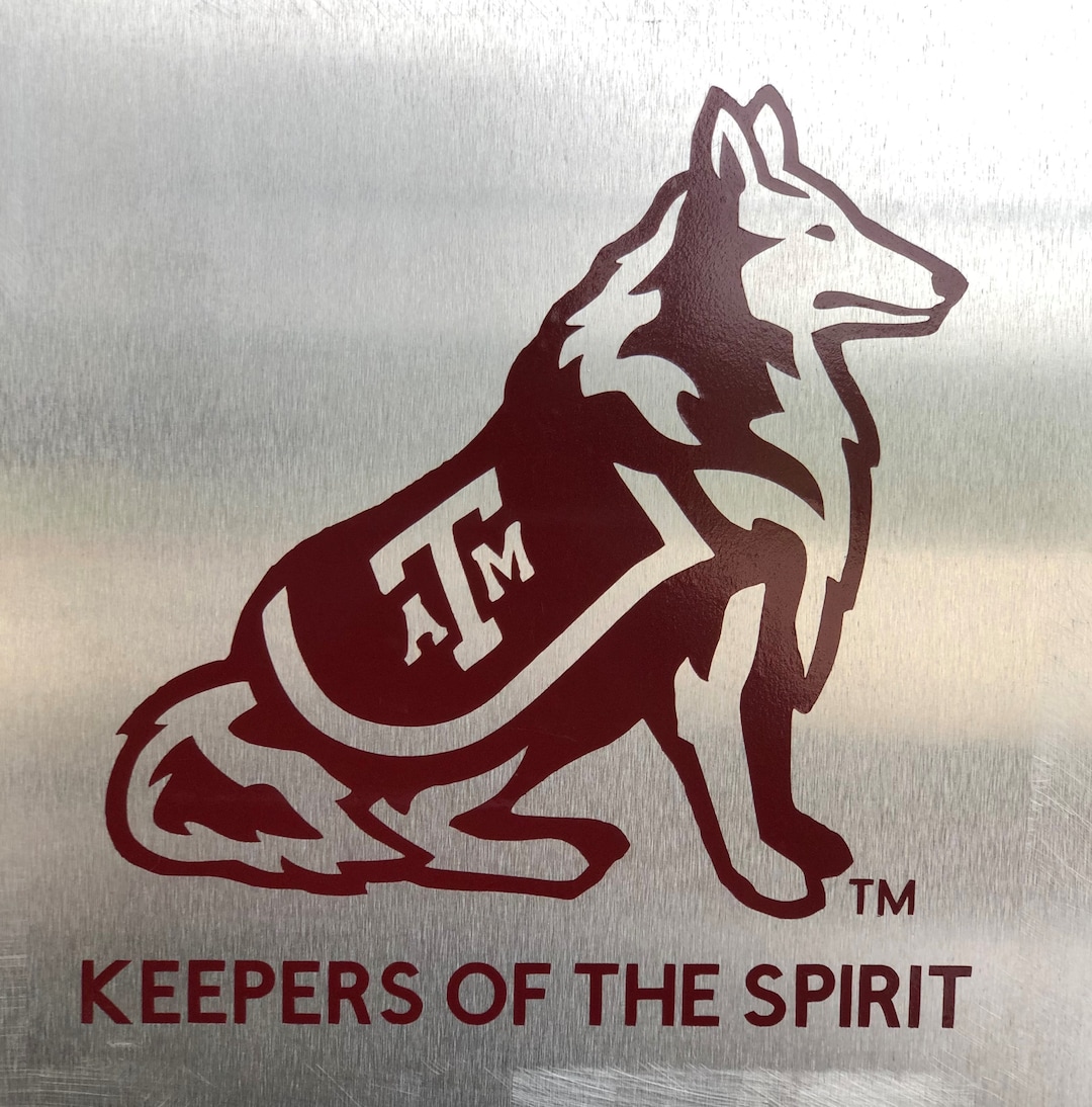 Texas A&M Reveille Decal - Etsy