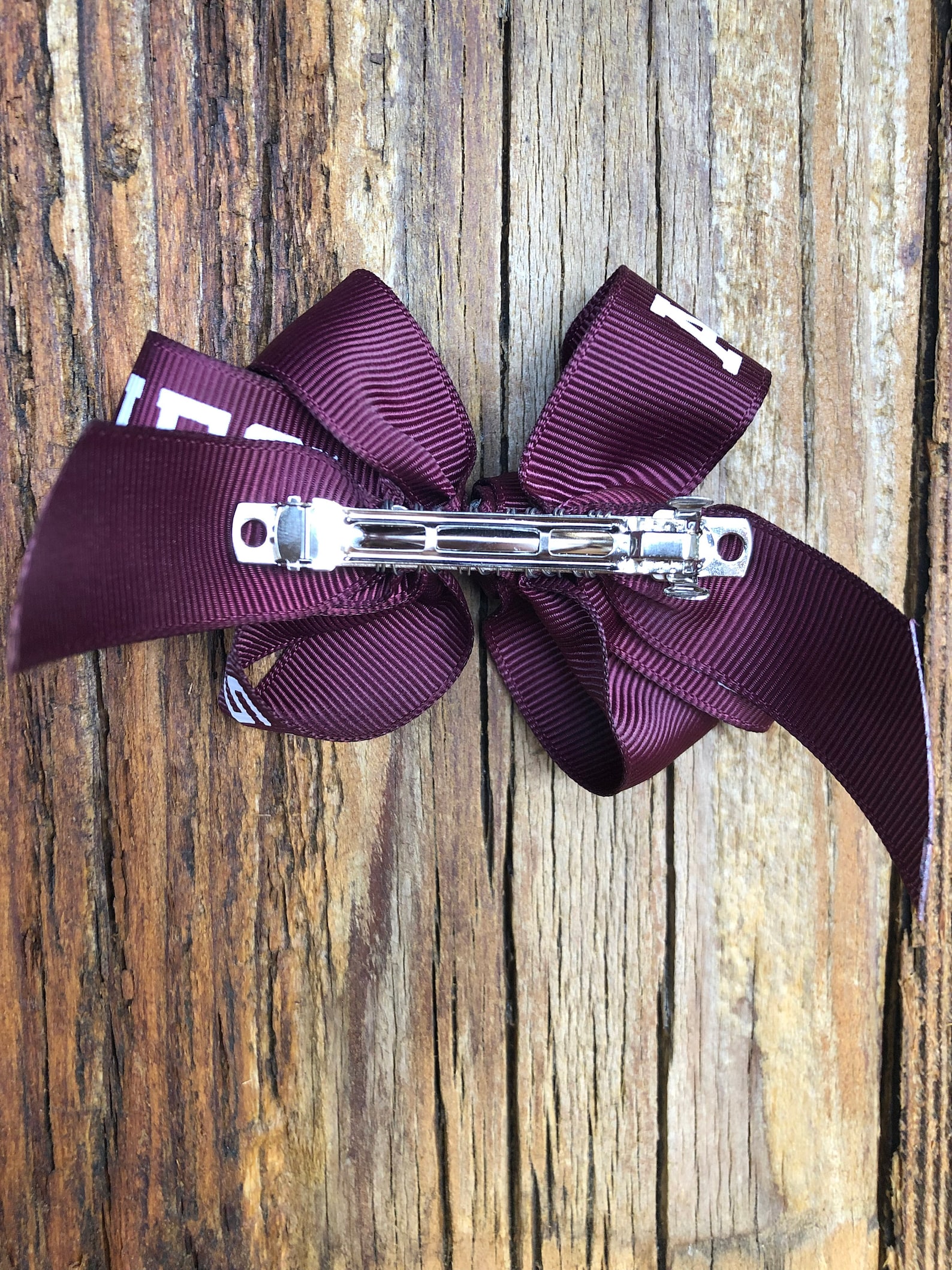 Texas A&M Aggie Hair Bow Long Tail - Etsy