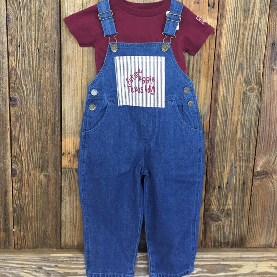Future Aggie Long Overalls With WHOOP on Back. | Etsy