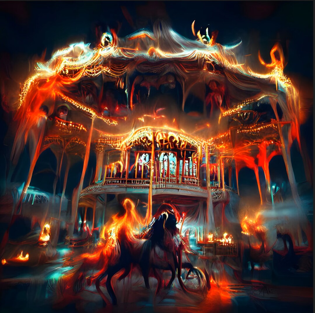 Haunted Carousel Gothic Perfume Oil A Symphony of Shadows and Scent ...