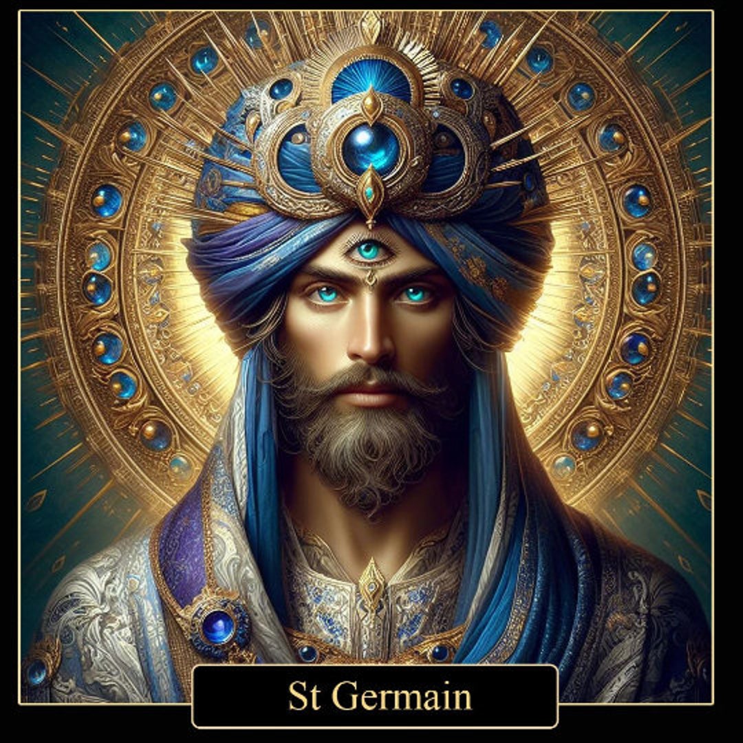 Ascended Master Saint Germain and the Violet Flame Healing Session - Etsy