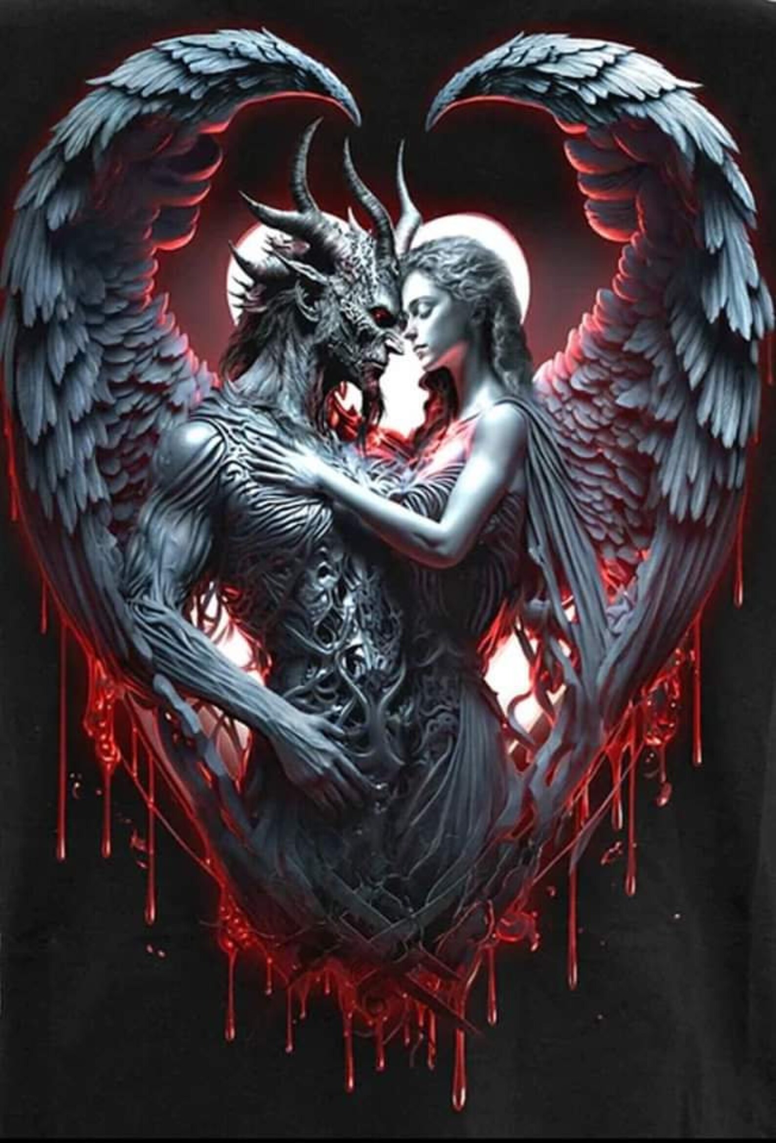 Darkest Abyss Love Gothic Perfume Oil Unveiling the Deepest Passion. Cursed Embrace 10 Ml - Etsy