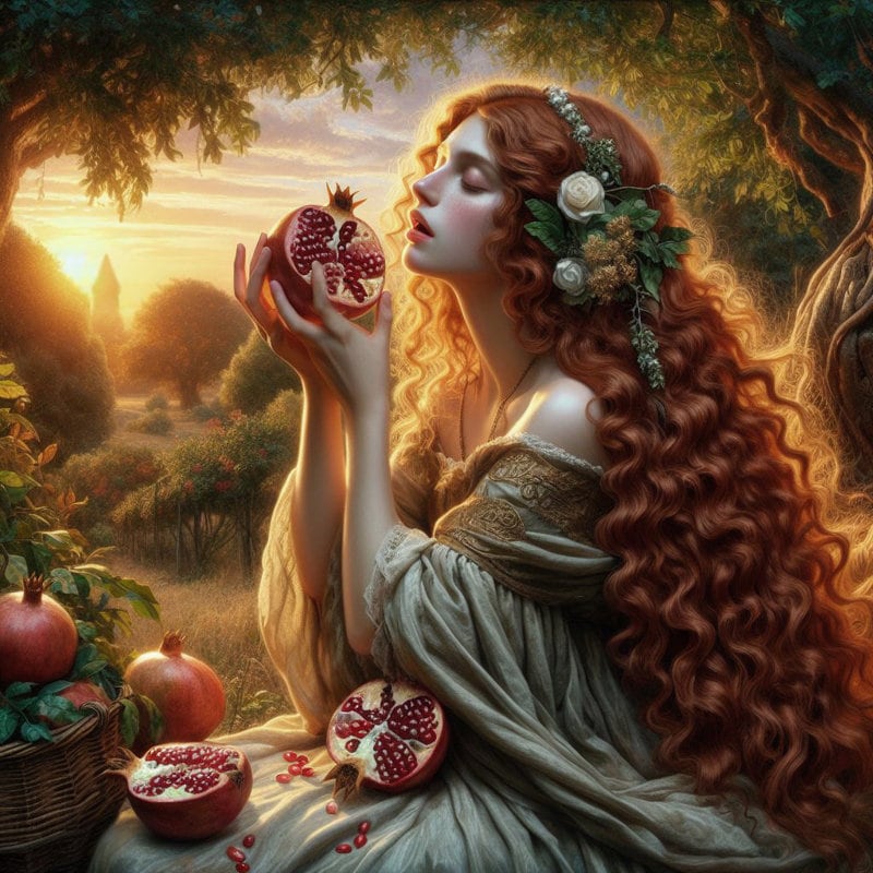 Persephone Greek Goddess of the Underworld Perfume Oil: Embrace Transformation, Duality, and ...