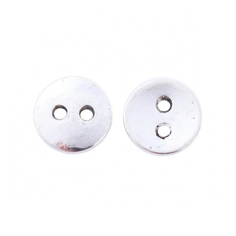 Silver Buttons - Etsy