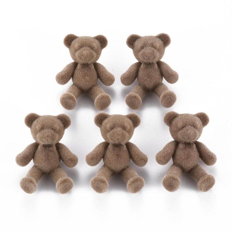Flocked Bear - Etsy UK