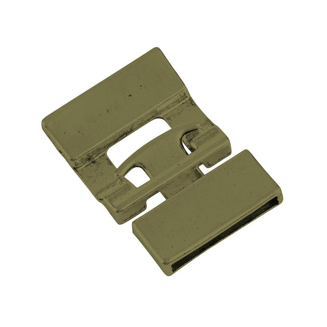 Snap Lock Bronze Clasp - Lead Free - 34mm Long, 22~22.5mm Wide, 4mm ...
