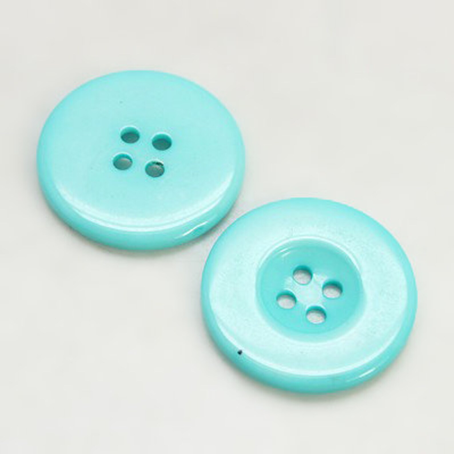 Large Multi Color Resin Acrylic Buttons - 38mm (1.5 Inch) - 4 Hole ...