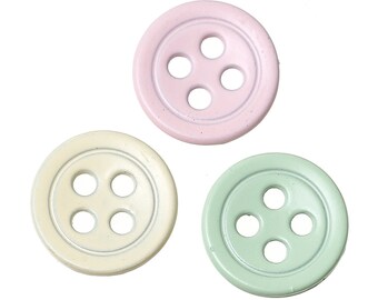 Pastel Buttons Designer Buttons Pastel colors Nautical