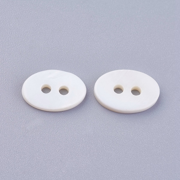 White Buttons - Etsy