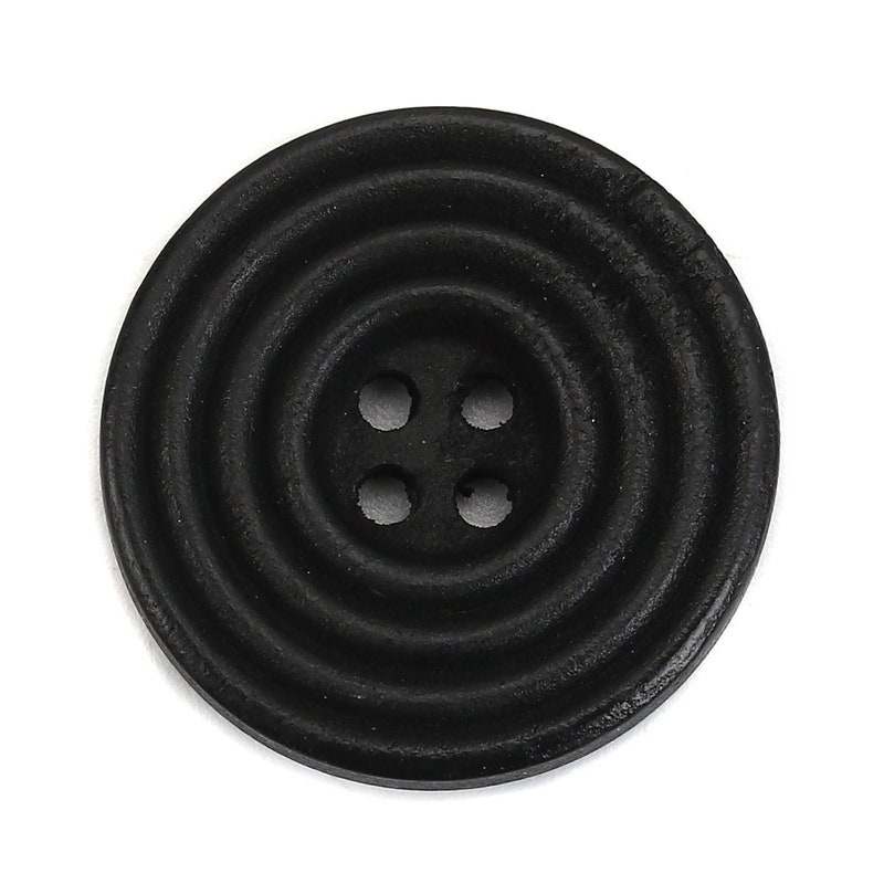 Black Matte Buttons - Etsy