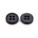 Black Shell Buttons - 11mm - 4 Hole - Natural Shell Buttons (064A-01 ...